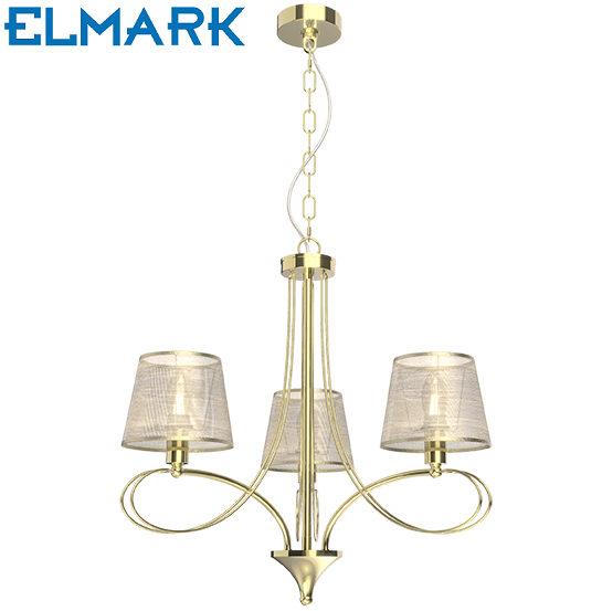 VISEČI LESTENEC REBECCA fi 550 mm 3XE14 | Spletna trgovina ledsvetloba.si