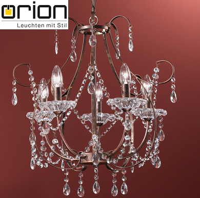 KRISTALNI LESTENEC LU1713/5 fi 520 mm E14 5X40W | Spletna trgovina ledsvetloba.si