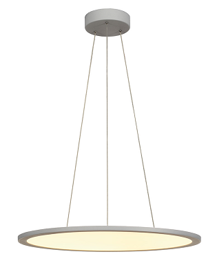 VISEČI ZATEMNILNI LED PANEL fi 604 mm 39,71W SREBRNOSIVI | Spletna ...